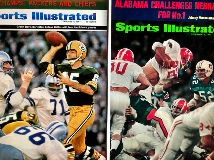 Alabama SI Cover Tournament-Bart Starr-Johnny Musso-Alabama football ...