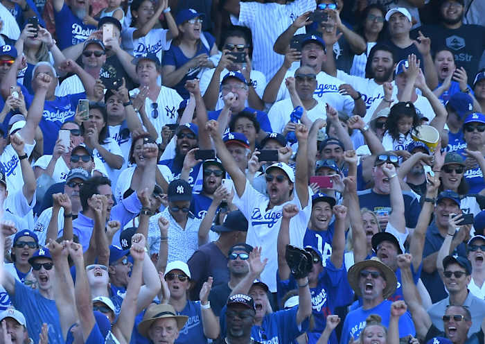 Dodger Fans Welcome The Padres The Only Way They Know How - Inside the ...