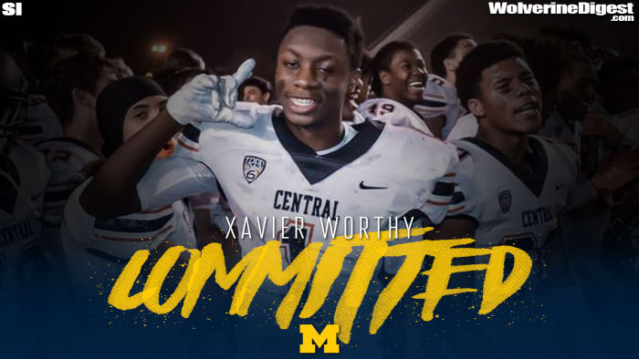 Xavier Worthy Goes Blue, Says Michigan Feels Like Home - Sports ...
