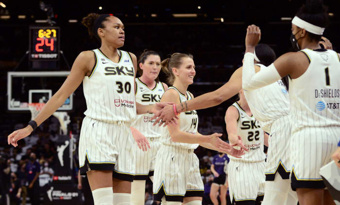 WNBA Finals: Sky use scoring depth to beat Mercury, take Game 1 ...