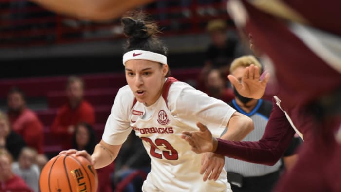 WATCH-PHOTOS: Amber Ramirez, Elauna Eaton After Win Over Little Rock ...