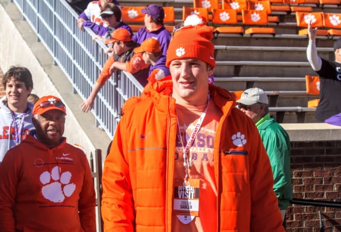 Colin Sadler Signs National Letter of Intent With Clemson Tigers ...