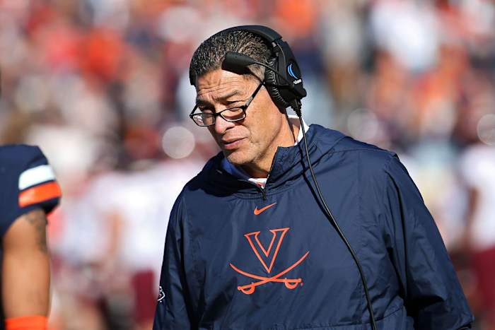 Virginia OC Robert Anae Leaves Team, Will Not Coach in Fenway Bowl ...