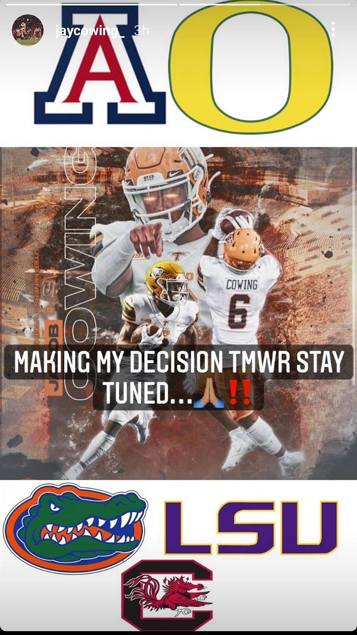 Oregon Ducks Football Makes Top Five for UTEP Miners Transfer Wide ...