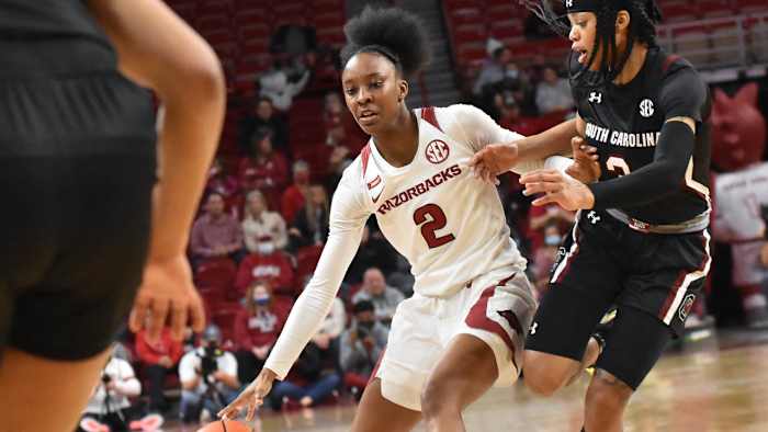 Razorbacks' Samara Spencer Picks Up Freshman of Week Honors - Sports ...