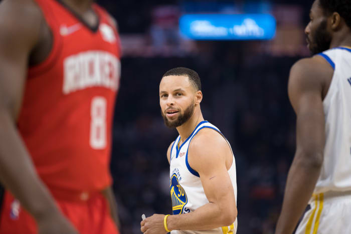 Watch Steph Curry Kick A Chair In The Rockets-Warriors Game - Fastbreak ...