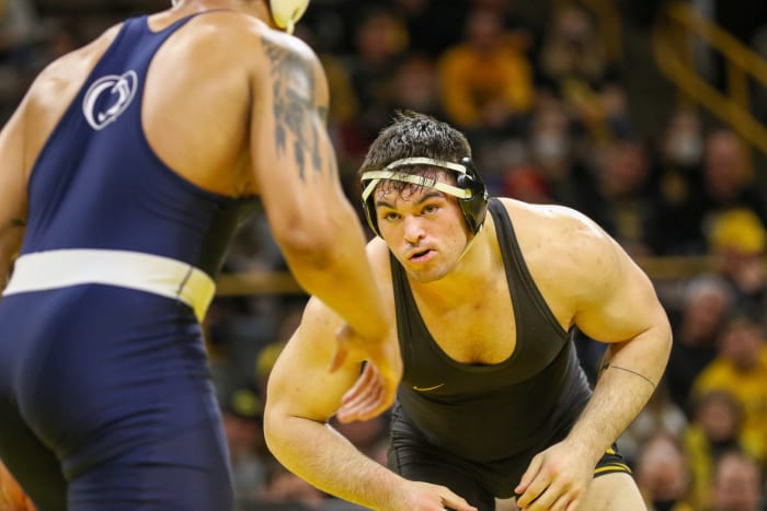 Tony Cassioppi, Pat Lugo Wrestling in World Team Trials - Sports ...