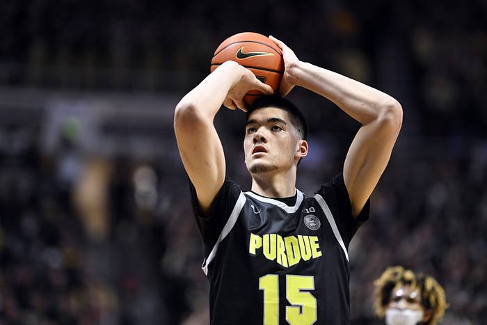 Purdue Sophomore Center Zach Edey Named to Kareem Abdul-Jabbar Award ...