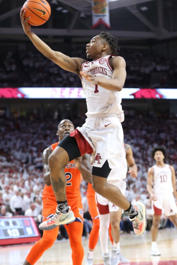 A look back at the Arkansas Razorbacks win over the No. 1 Auburn Tigers ...