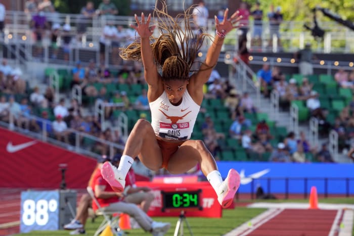 Long jumper Tara Davis on track and field idols, racism in sports ...
