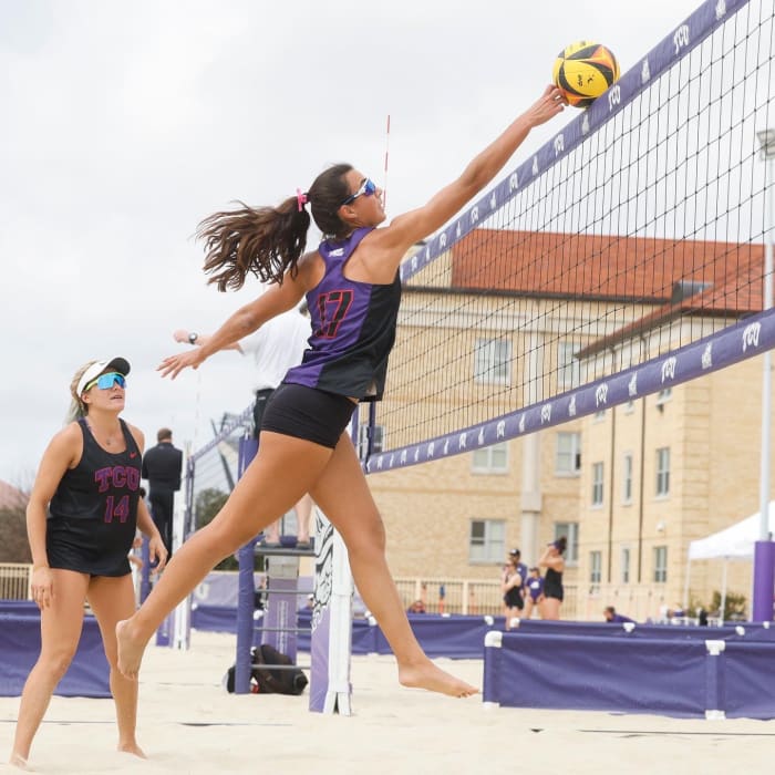 TCU Beach Volleyball Handles Business to Remain Undefeated - Sports ...