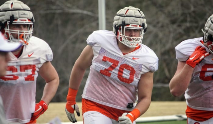 Clemson Tigers' OL Tristan Leigh Confident He Is Ready for Expanded ...