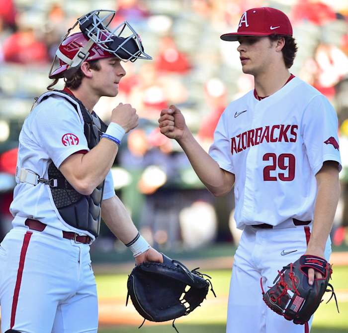 Razorbacks Dominate First Game, One Inning of Second in Sweep - Sports ...