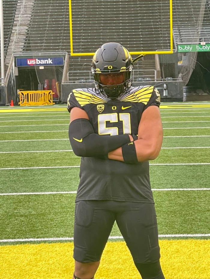 2024 Offensive Lineman Recruit Brandon Baker Breaks Down Visit to ...