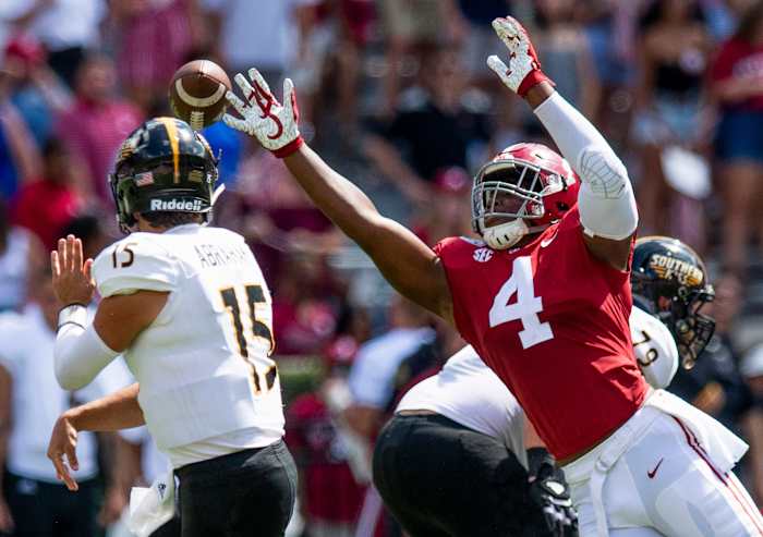 2022 NFL Draft Profile: Alabama Linebacker Christopher Allen - Sports ...