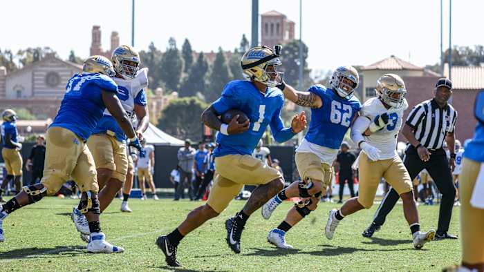 UCLA Football Holds Just Another Practice in Return of Spring Showcase ...