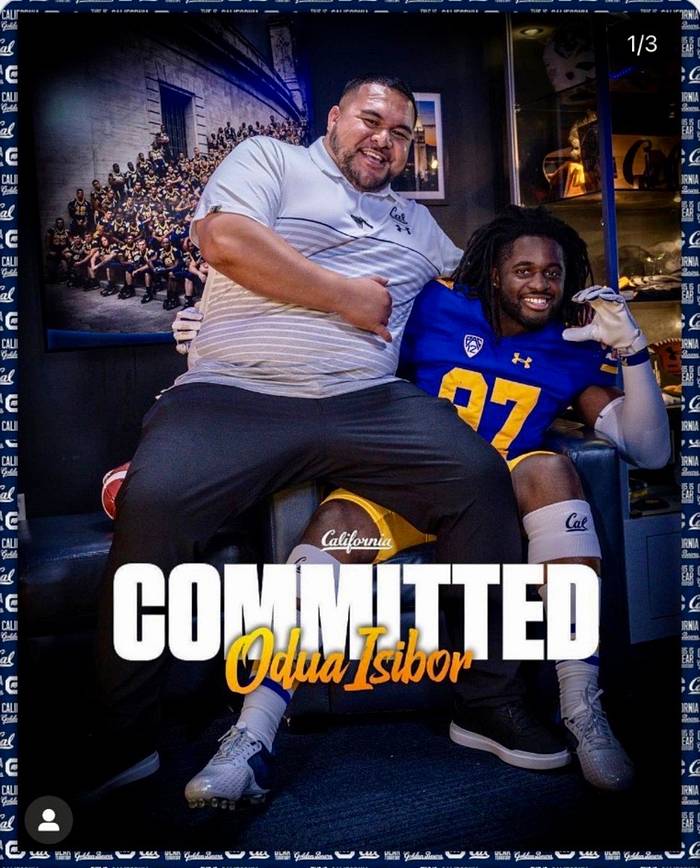 Cal Football: Bears Add to Defensive Line as UCLA Transfer Odua Isibor ...