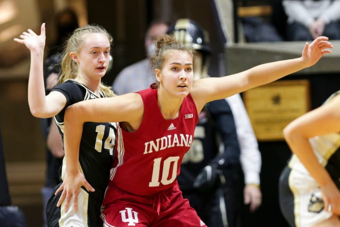 Former Indiana Forward Aleksa Gulbe Signs With Perfumerías Avendia ...