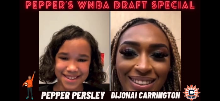 WNBA kid reporter Pepper Persley is making a name for herself - Sports Illustrated