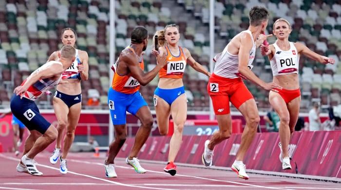 Mixed team events debut at Tokyo Olympics: Swimming, track relays ...