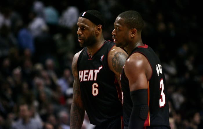 Father And Son Recreate Iconic Dwyane Wade/LeBron James Moment - Sports Illustrated Miami Heat ...