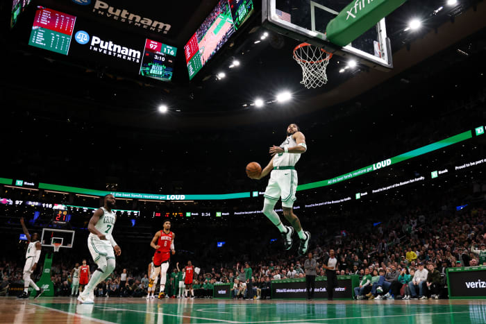 Jayson Tatum Unveils Jordan Tatum 1's - Sports Illustrated Boston ...