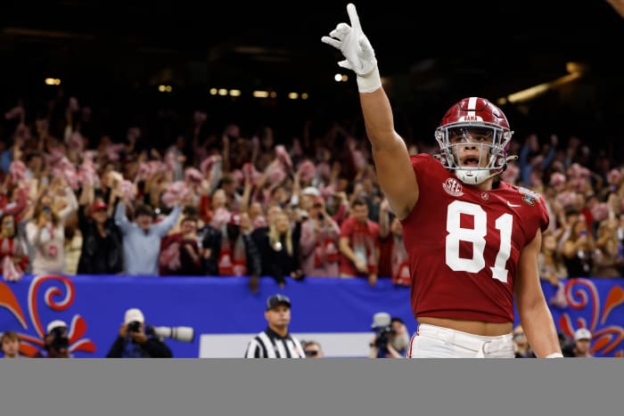 Alabama Tight End Cameron Latu Goes in Third Round of NFL Draft to San ...