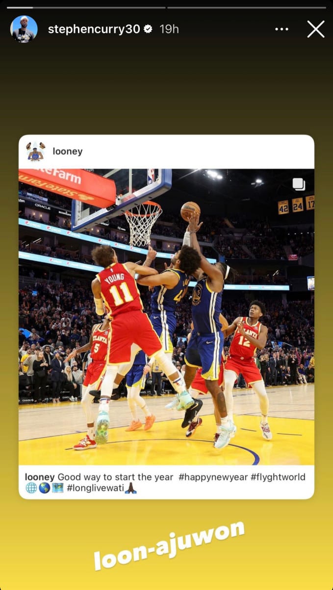 Steph Curry's Hilarious Reaction to Kevon Looney's Game Winner vs. Hawks - Inside the Warriors