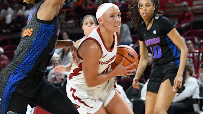 Razorbacks hit triple digits in blowout win over Florida - Sports ...
