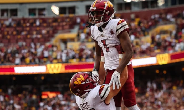 Washington Commanders' Jahan Dotson Praises 'Silent Killer' Sam Howell ...