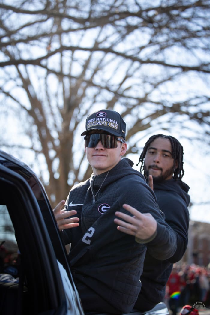 Georgia Football Celebrates Second Title in a Row with Championship ...