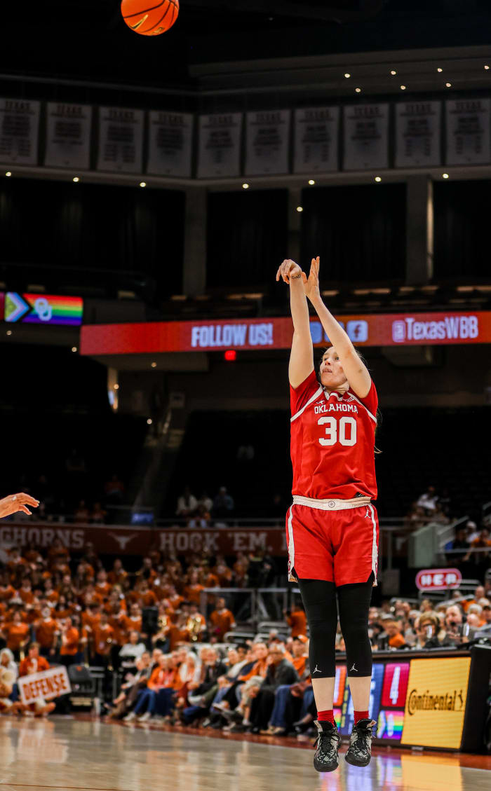 Oklahoma's Taylor Robertson Ties NCAA Career 3-Point Record in Loss at ...