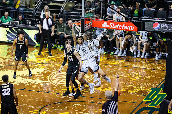 Nathan Bittle's Big Night Leads Oregon Basketball to 75-69 Win Over ...