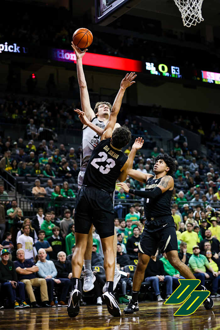Nathan Bittle's Big Night Leads Oregon Basketball to 75-69 Win Over ...