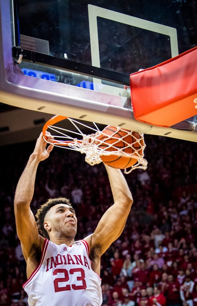 WATCH: Indiana's Trayce Jackson-Davis Dunks on Scarlet Knights For 12-Point Lead - Sports ...