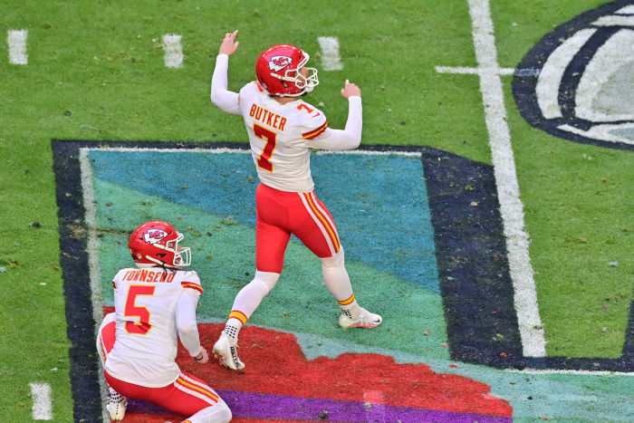 Harrison Butker, Kansas City Chiefs Defeat Philadelphia Eagles In Super ...