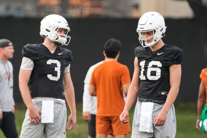 Texas Longhorns QB Room: Quinn Ewers, Arch Manning Best in College ...