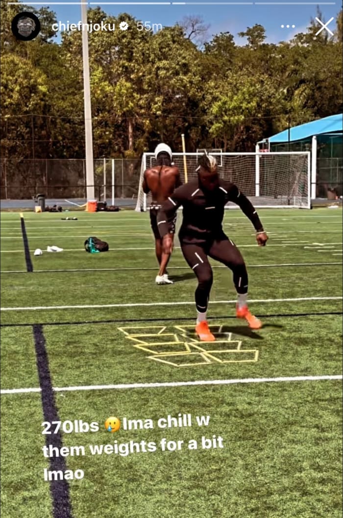 Browns TE David Njoku Reveals he is at a new Weight - Sports ...