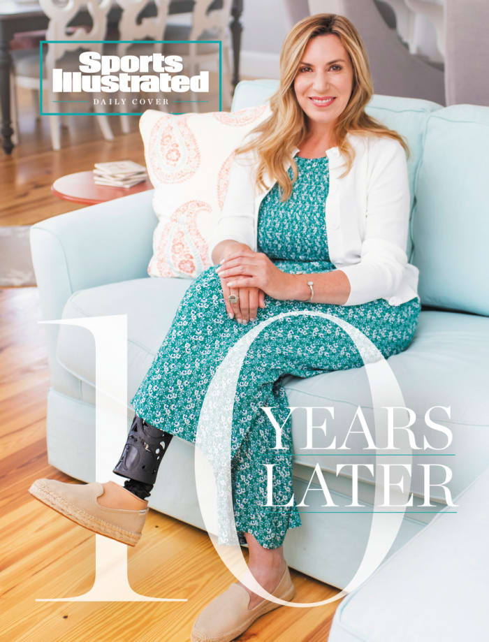 A decade after the Boston Marathon bombings, Heather Abbott is helping others to run, surf and ...