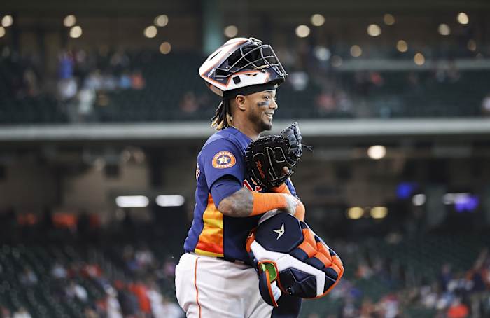 WATCH: Houston Astros Catcher Martin Maldonado Mic'd Up on Sunday Night ...