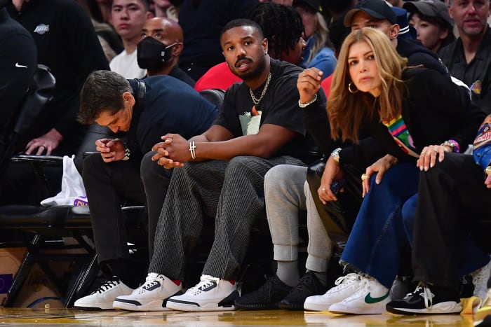Michael B. Jordan Wears Air Jordan 3 to Lakers Playoff Game - Sports ...