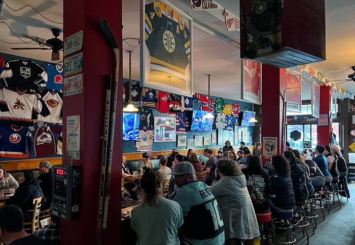 Seattle hockey bar The Angry Beaver becomes a haven for Kraken fans ...