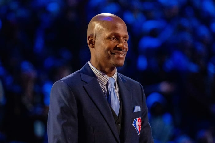 Ray Allen names all-time starting lineup and picks LeBron James as the ...