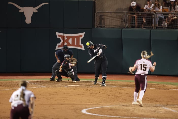 Texas A&M Aggies Softball Falls Short To Texas Longhorns In Austin ...