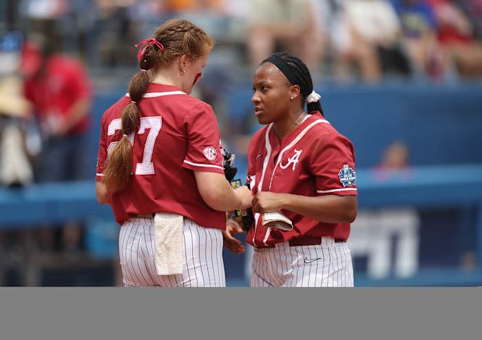 Pitching Staff Falters in WCWS Game 1 Loss for Alabama Softball ...