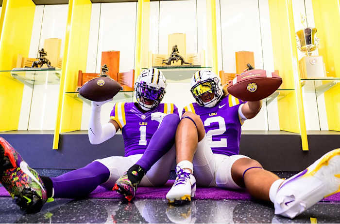 LOOK: 4-Star WR Drelon Miller on LSU Visit Alongside Colin Hurley ...