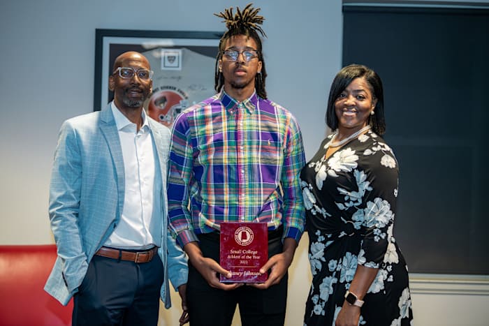 Chaney Johnson Named ASWA Small College Athlete of the Year - Sports ...
