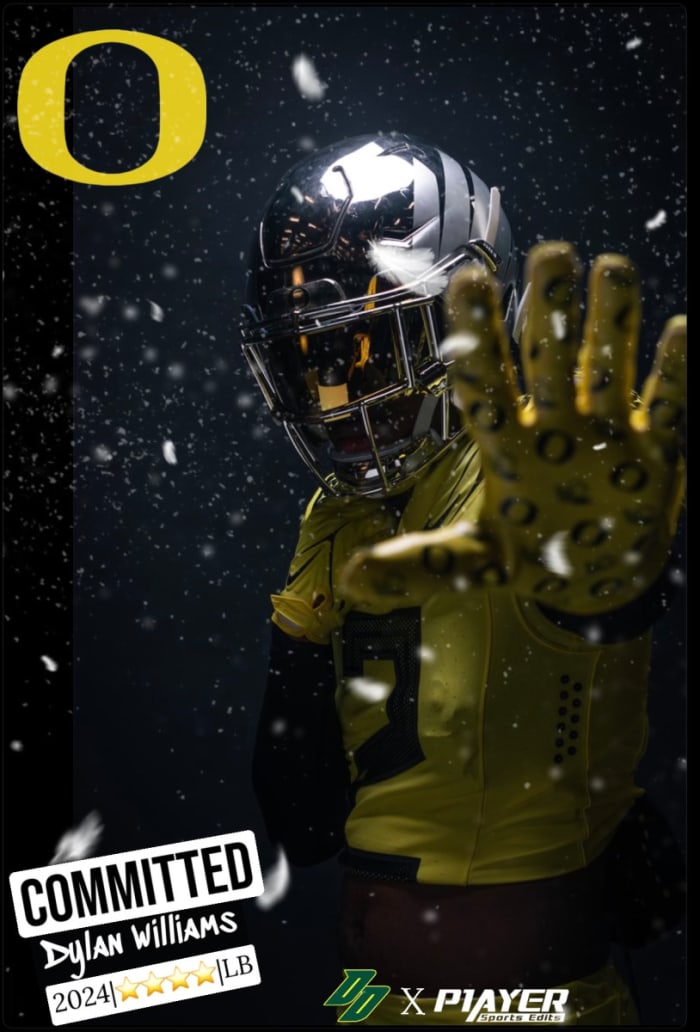 Oregon Recruiting: Dylan Williams Commits to Oregon Ducks Football ...