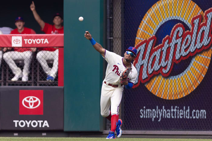 Philadelphia Phillies Rookie Johan Rojas Makes Dazzling Double Play in ...