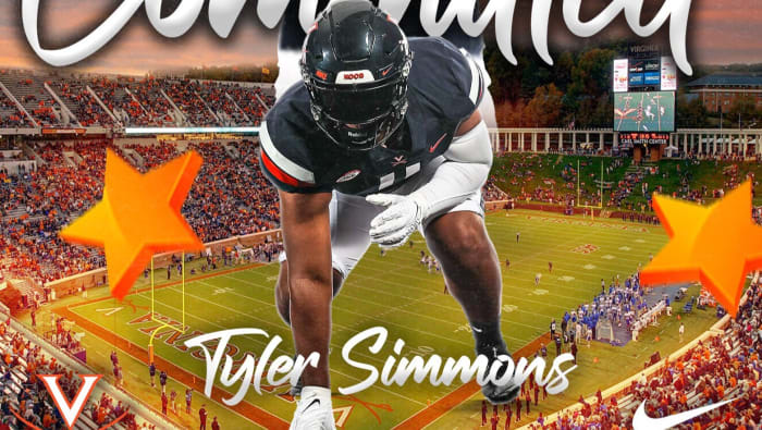 Virginia Picks Up Commitment From Three-Star Defensive Lineman Tyler Simmons - Sports ...